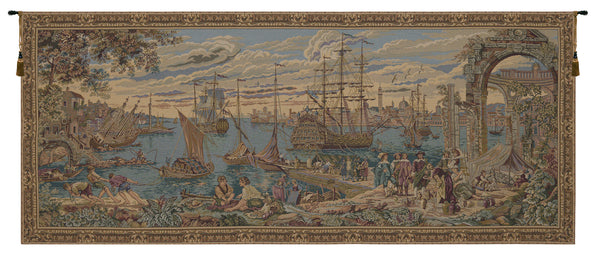 The Harbor Italian Tapestry Wall Hanging – HomeDecorTapestries